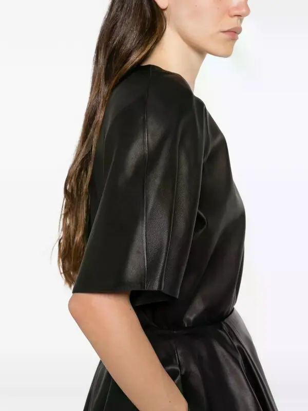 TOTEME Cocoon Leather Top