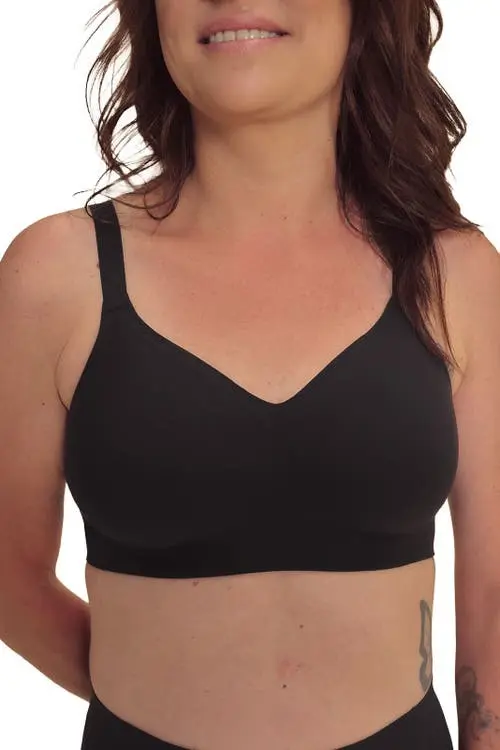 AMOENA Linda Padded Wire-free Bra - Black