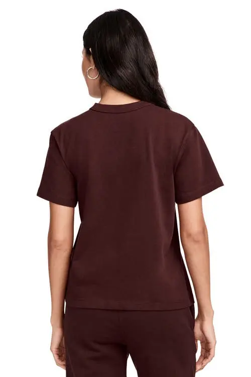 JOCKEY The One And Only Heavyweight 100% Organic Cotton Tee - Currant