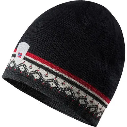 DALE OF NORWAY Moritz Hat - Darkcharcoa/raspberry/offwhit