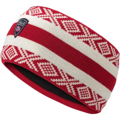 DALE OF NORWAY Kvitegga Headband - Raspberry/offwhite