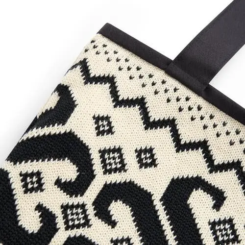 DALE OF NORWAY Falkeberg Tote Bag - Offwhite/black