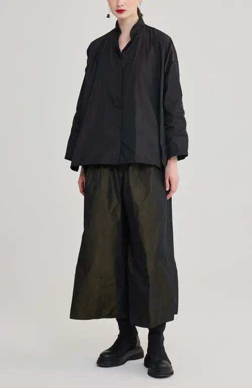 LUUKAA Poet Taffeta Shirt Jacket