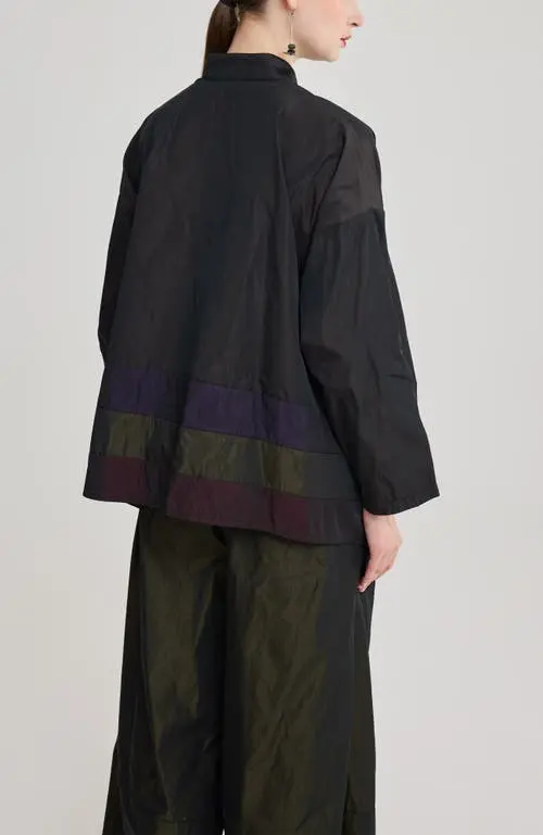 LUUKAA Poet Taffeta Shirt Jacket