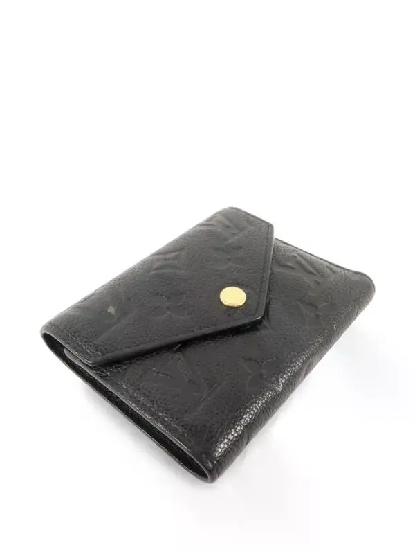 LOUIS VUITTON Victorine Monogram Empreinte Trifold Wallet