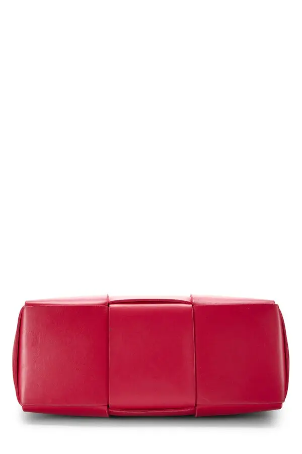 Bottega Veneta Maxi Intrecciato Arco Tote - Red