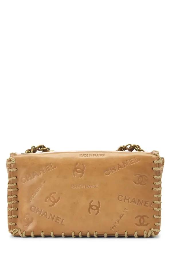 Chanel Embossed Logo Calfskin Half Flap Medium