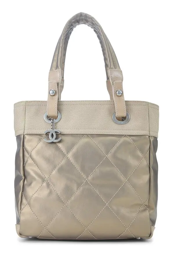 Chanel Coated Canvas Paris Biarritz Tote Bag