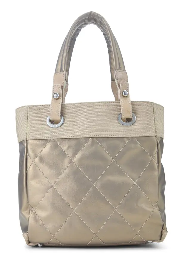 Chanel Coated Canvas Paris Biarritz Tote Bag