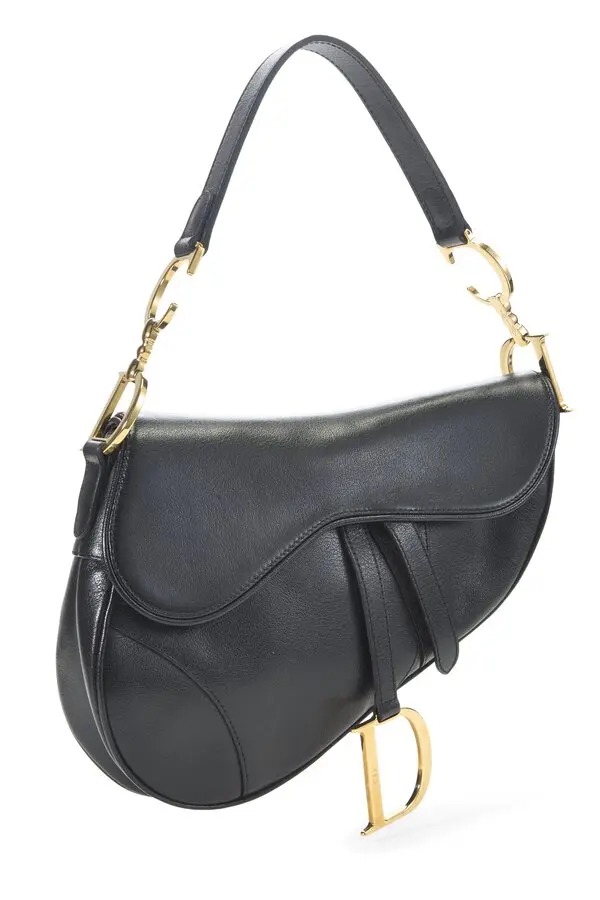 Dior Leather Saddle Bag