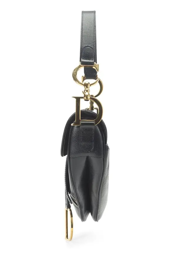 Dior Leather Saddle Bag