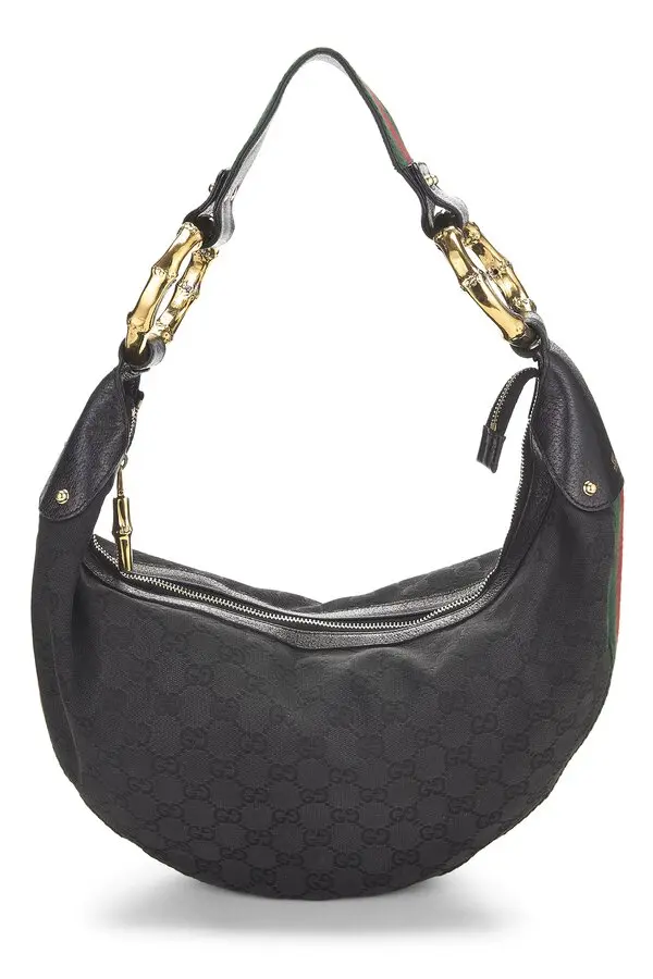 Gucci Gg Bamboo Banana Hobo