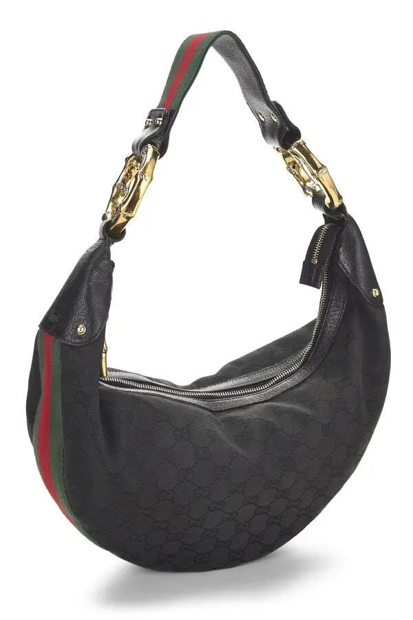 Gucci Gg Bamboo Banana Hobo