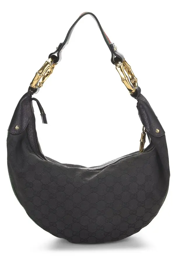 Gucci Gg Bamboo Banana Hobo