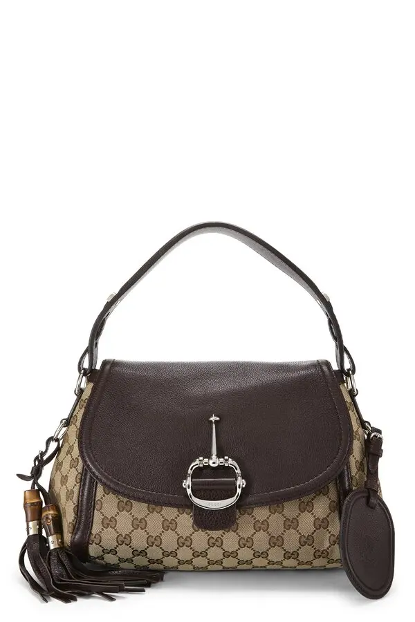 Gucci Original Gg Horsebit Shoulder Bag