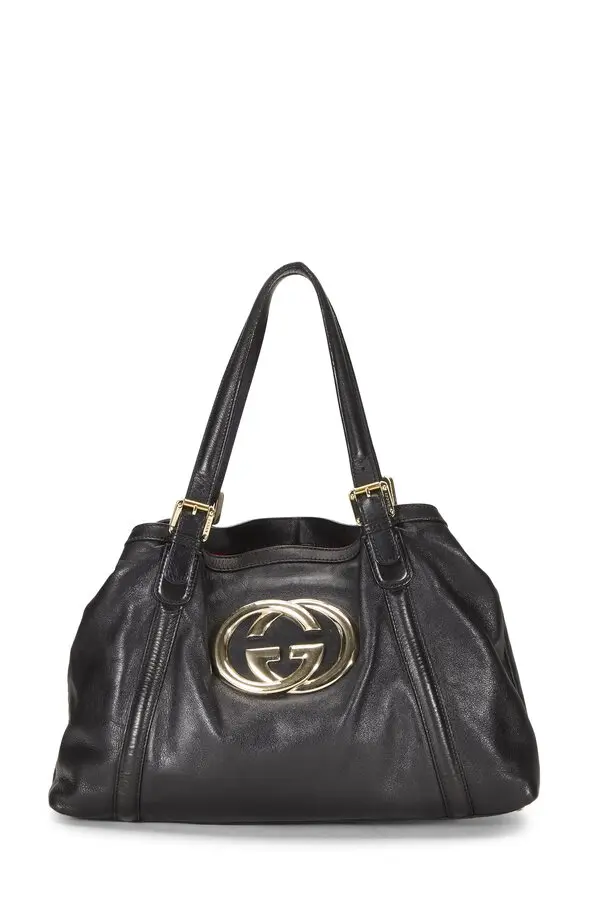 Gucci Leather Britt Shoulder Bag