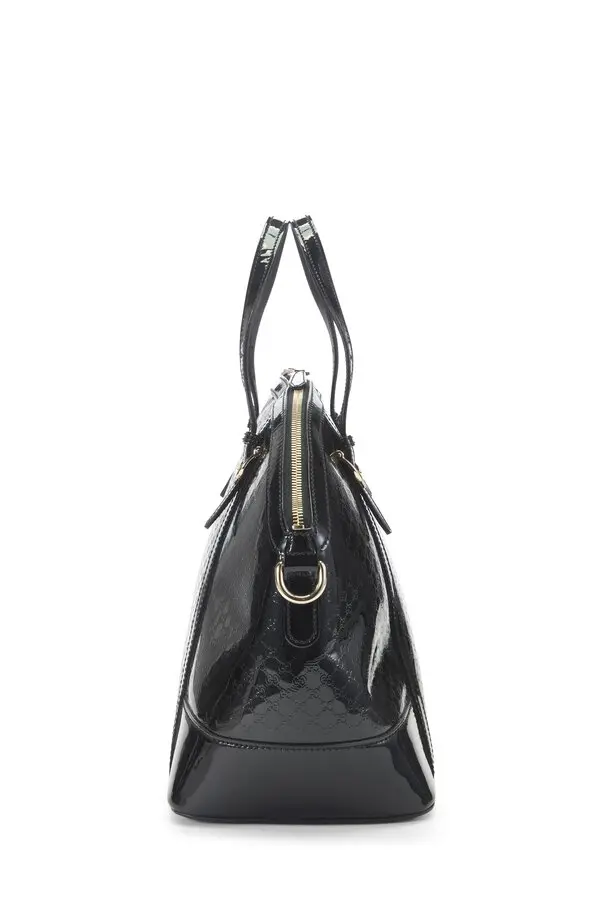 Gucci Patent Microssima Nice Top Handle Bag
