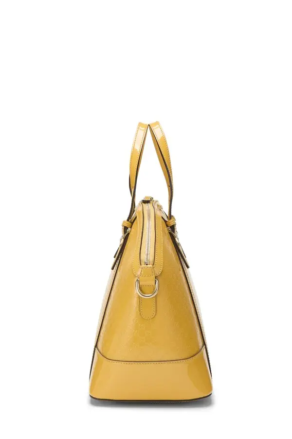 Gucci Patent Microssima Nice Top Handle Bag