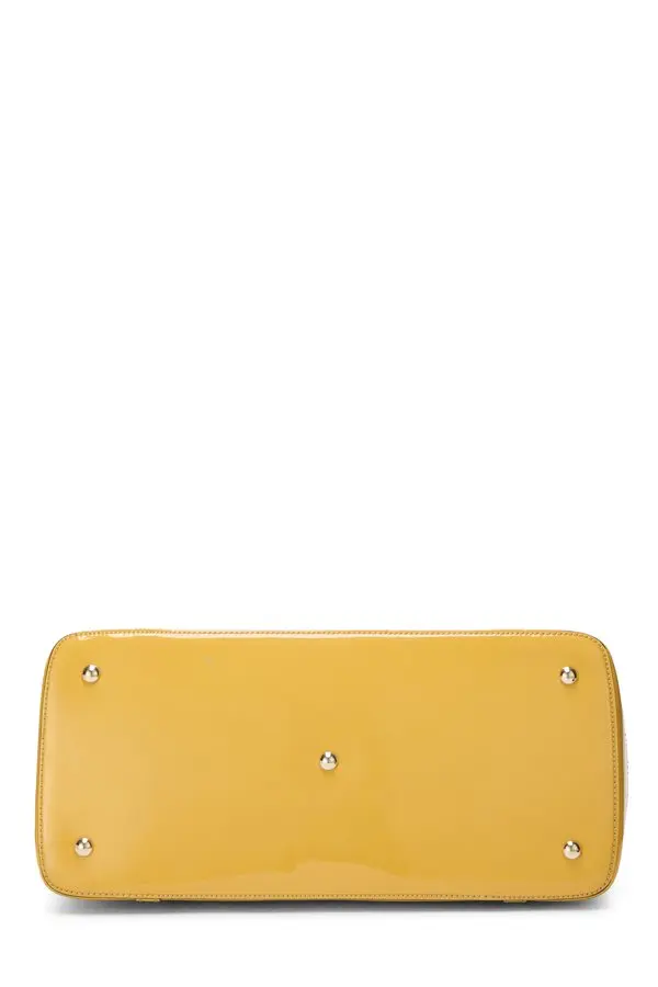 Gucci Patent Microssima Nice Top Handle Bag