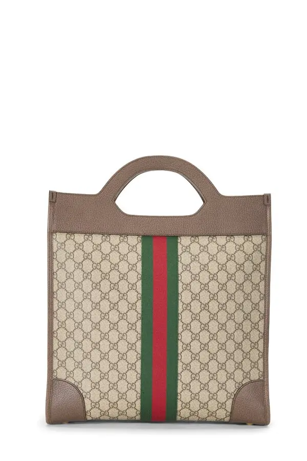 Gucci Gg Supreme Ophidia Vertical Tote
