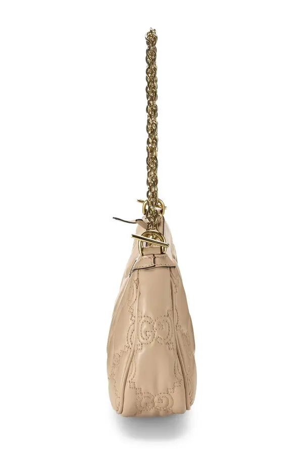 Gucci Embossed Gg Matelassé Chain Shoulder Bag