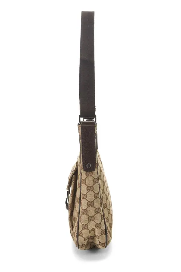 Gucci Original Gg Buckle Messenger Bag