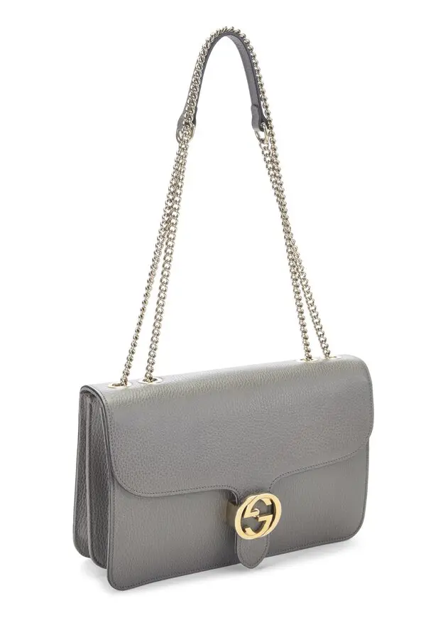 Gucci Leather Interlocking Crossbody
