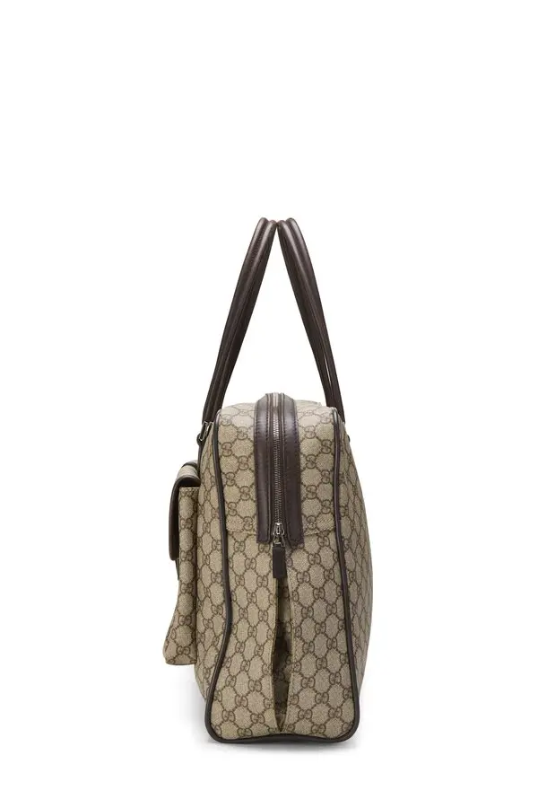 Gucci Gg Supreme Canvas Travel Bag