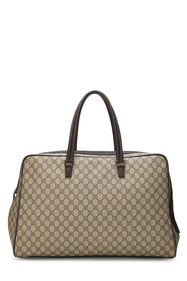 Gucci Gg Supreme Canvas Travel Bag
