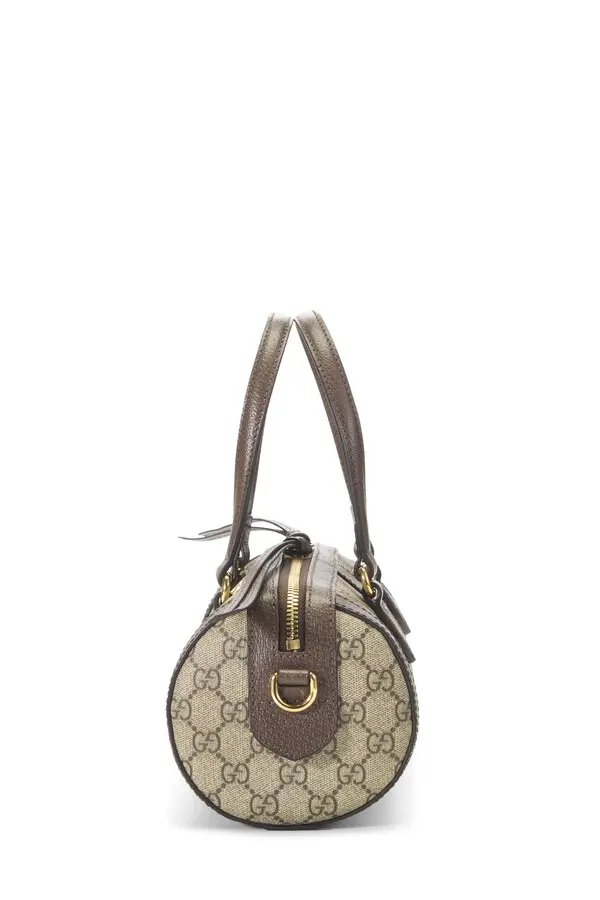 Gucci Original Gg Supreme Canvas Ophidia Web Boston