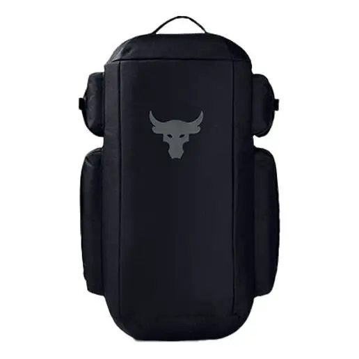 Under Armour Project Rock Duffle Backpack 'black - Black/grey
