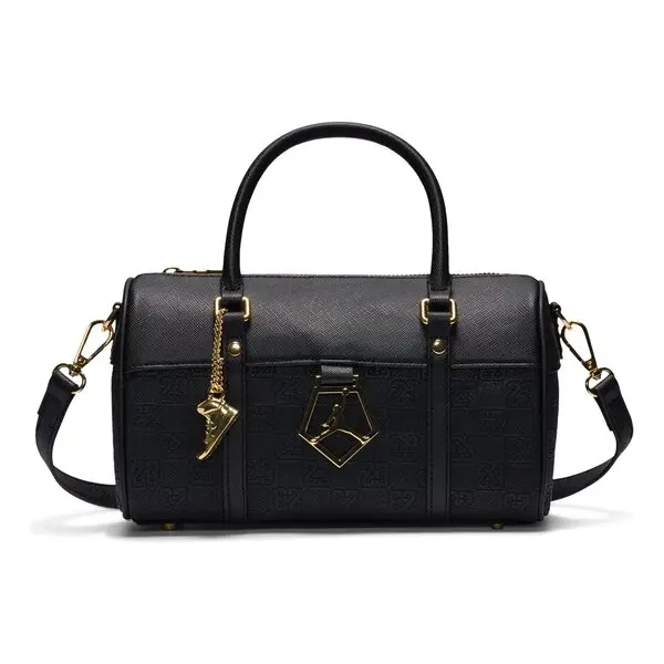 JORDAN Core Monogram Mini Crossbody Bag - Black