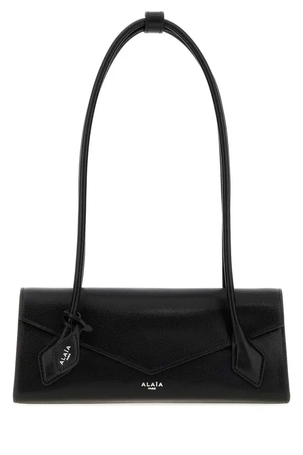 Alaïa Leather Small Le Teckel Shoulder Bag - Black