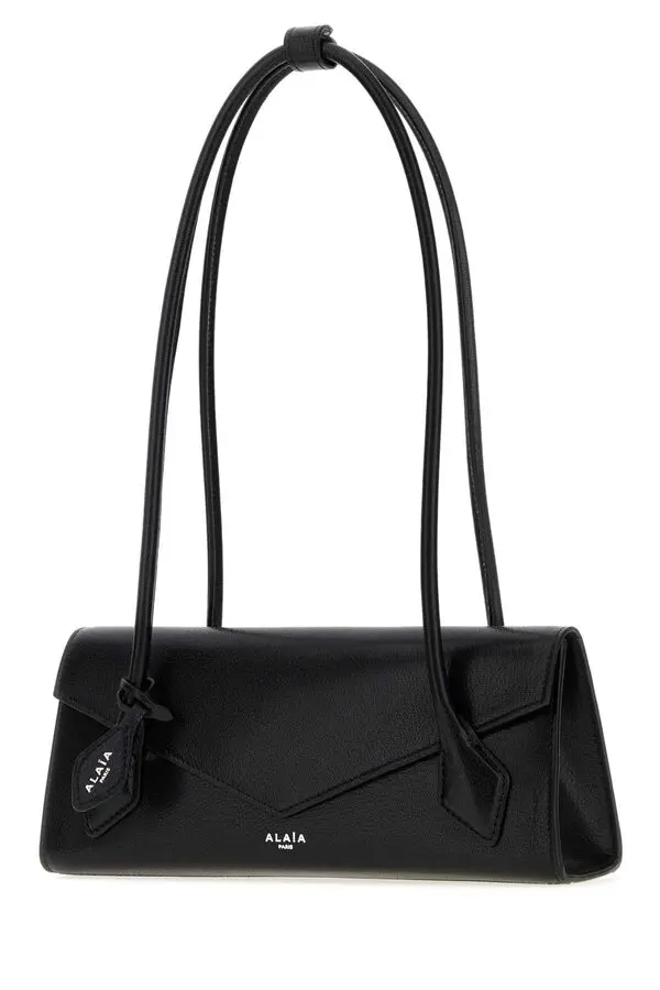 Alaïa Leather Small Le Teckel Shoulder Bag - Black