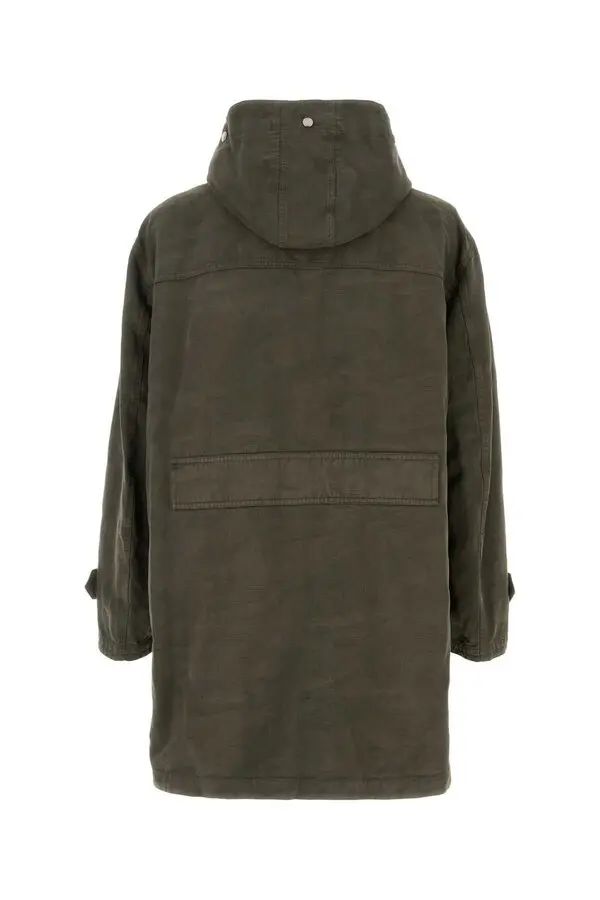 Fendi Army Cotton Parka Coat