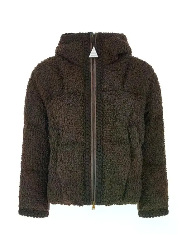 Moncler Quilted Shearling-effect Jacket