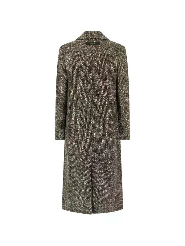 Iceberg Herringbone-pattern Double-breasted Coat