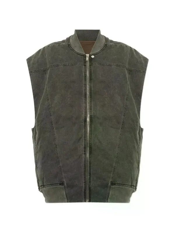 Rick Owens Jumbo Flight Oversized Denim Vest