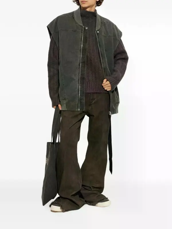 Rick Owens Jumbo Flight Oversized Denim Vest