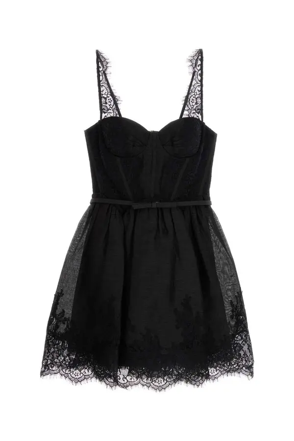 Zimmermann Linen Blend Valiant Mini Dress
