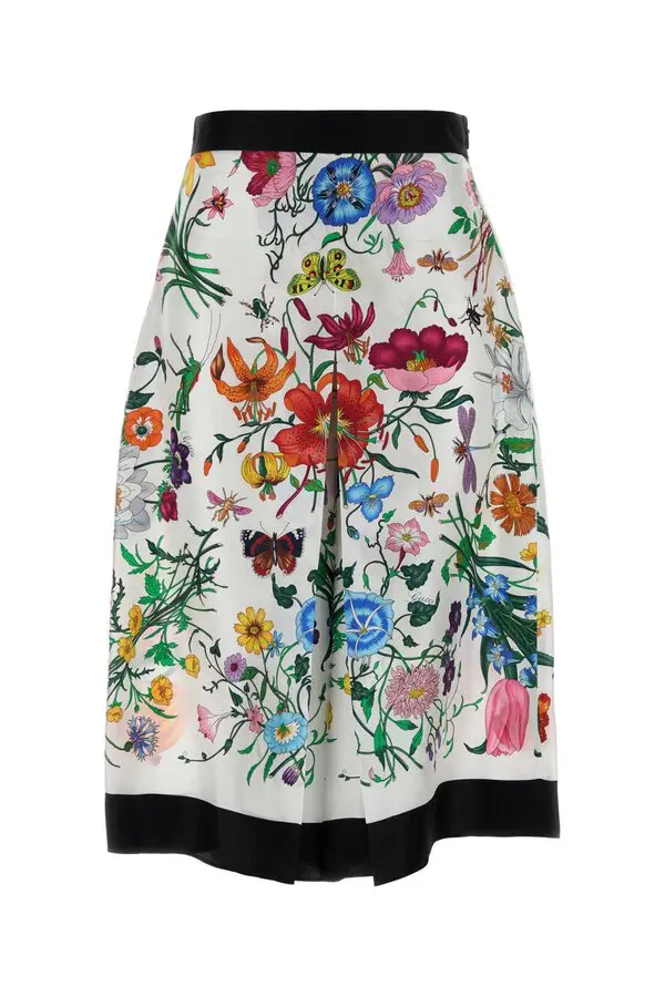 Gucci Printed Twill Bermuda Shorts - Multicolor