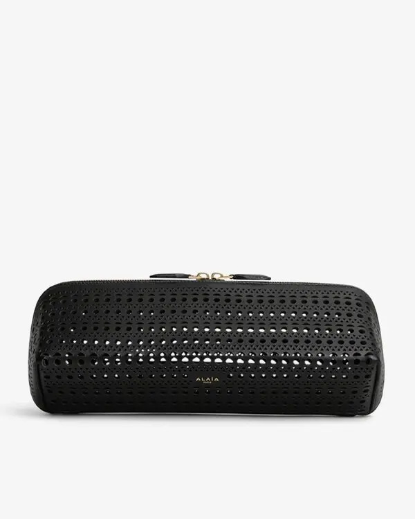 Alaïa Delta Perforated Vienne Clutch