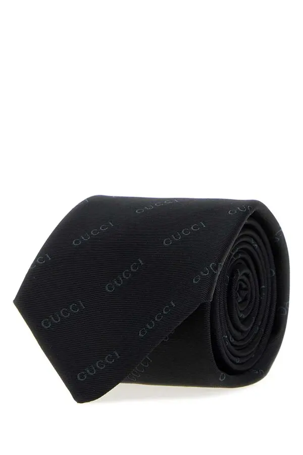 Gucci Silk Tie - Black