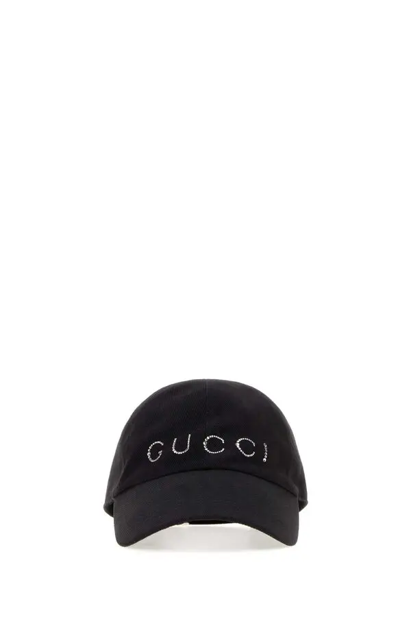 Gucci Cotton Baseball Cap - Black