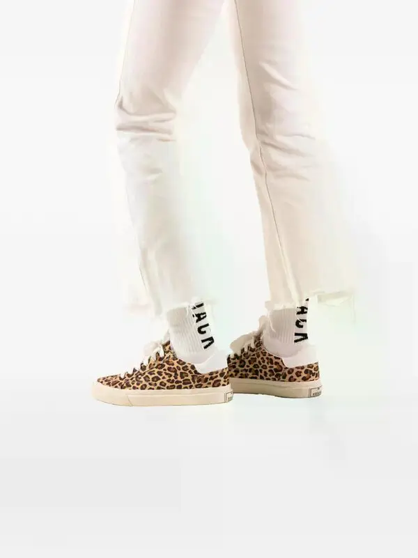 HIDE&JACK Toby Leopard-print Sneakers