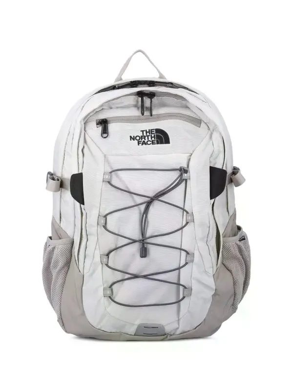 The North Face Logo-print Bungee-cord Backpack - White