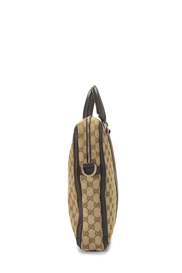 Gucci Original Gg Web Briefcase