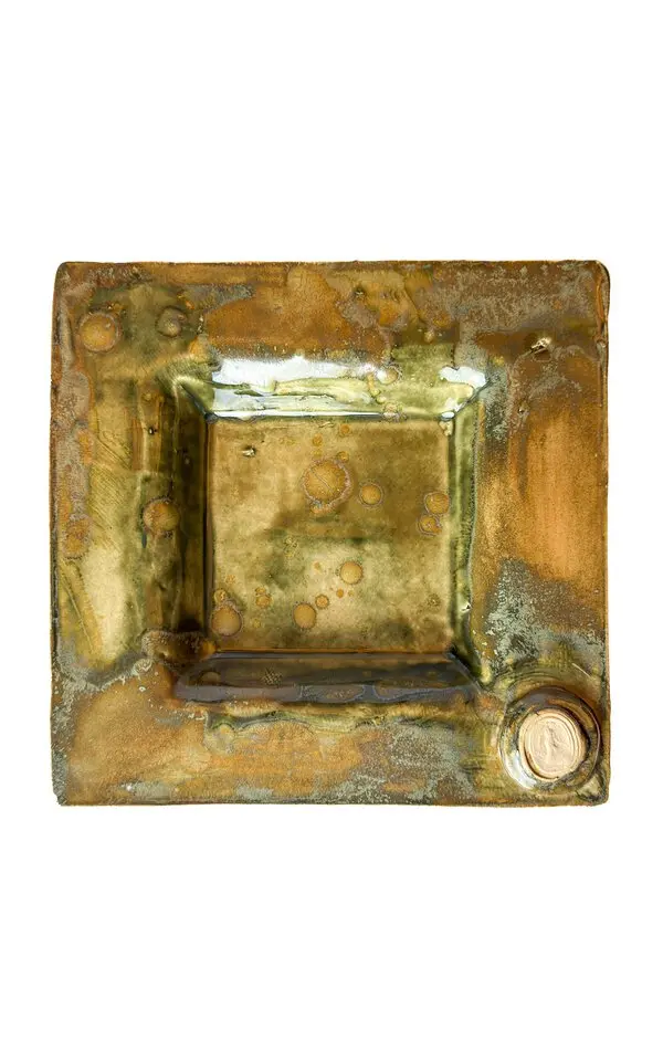 JEANETTE MORROW Ceres Intaglio Anna Dish - Green