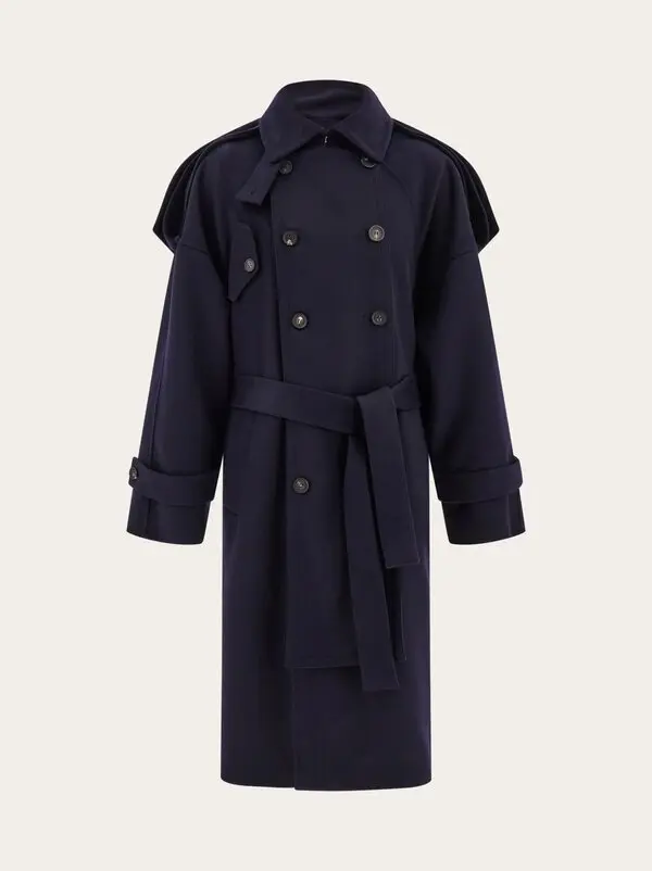 FERRAGAMO Overwool And Cashmere Coat