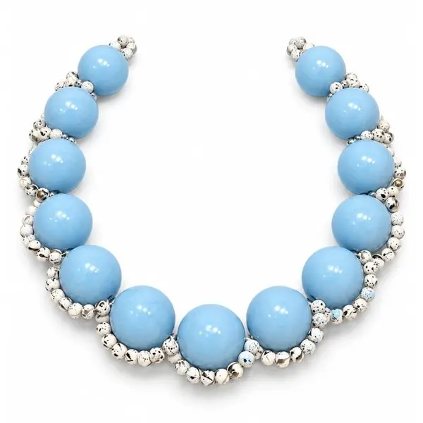 EYECONIC BY SAMAR AJRAM Vivian Sky Beaded Necklace
